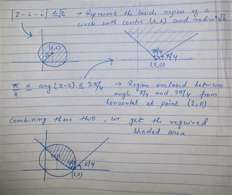 [solved] shade on an argand diagram the set of points shade on an