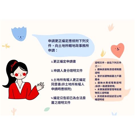 臺中市政府全球資訊網 機關訊息 申請更正編定應檢附文件