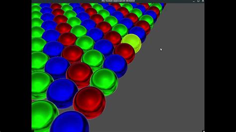 Vulkan Mouse Picking Using Storage Buffers 2500 Spheres Youtube