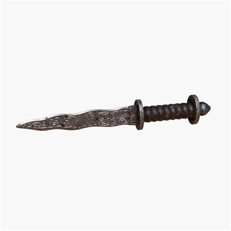 3d Ancient Dagger Asset Model Turbosquid 1693904