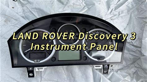 Sold Out 랜드로버 디스커버리3 계기반 계기판 미사용 정품 중고 Youtube