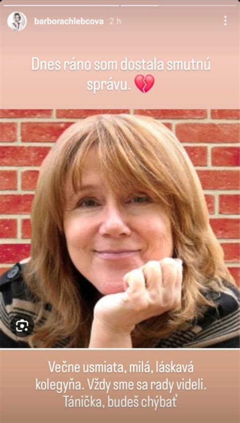 Vo Veku 67 Rokov Zomrela Herečka Táňa Radeva Známa Zo Seriálov