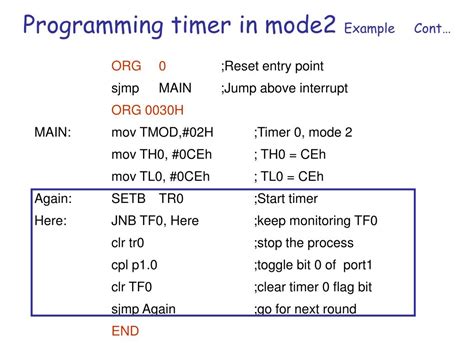 PPT Timer Counter Programming PowerPoint Presentation Free Download ID