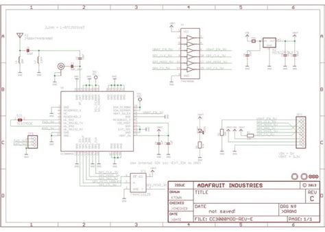 Adafruit CC3000 Wi Fi Breakout Board With Onboard Ceramic Antenna