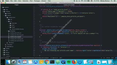 Udemy Learn Drupal 8 module development with examples آموزش توسعه ماژو
