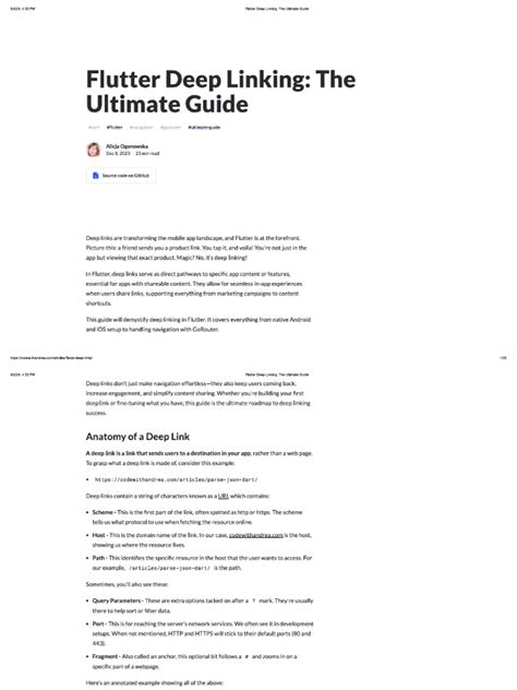 flutter deeplink tutorial4 pdf