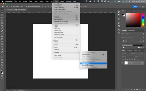 How To Place Guides In Exact Positions In Photoshop CC Design With Dale