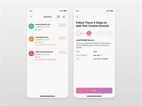 Domain Management Screen Design By Shamim Hossen On Dribbble