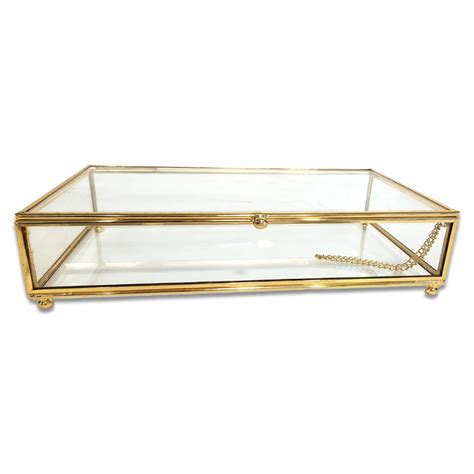 Glass Rectangular Box Beuniqueleb