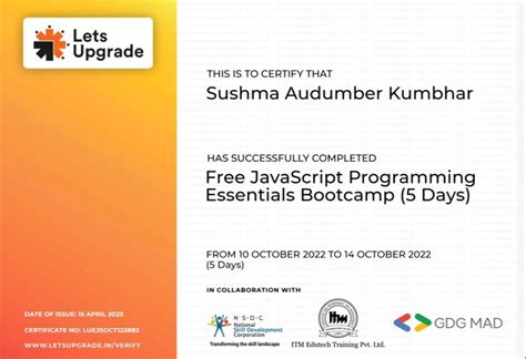 Programming Learning Javascript Letsupgrade Bootcamp Sushma Kumbhar