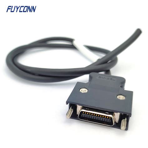 26p Scsi Cable Solder Assemble Dm26 Male Connector 8 Wire Scsi Cable