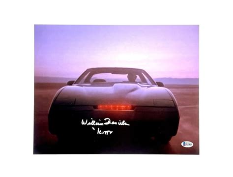 Knight Rider Kitt Voice Actor William Daniels Signed 11x14 Photo Bas