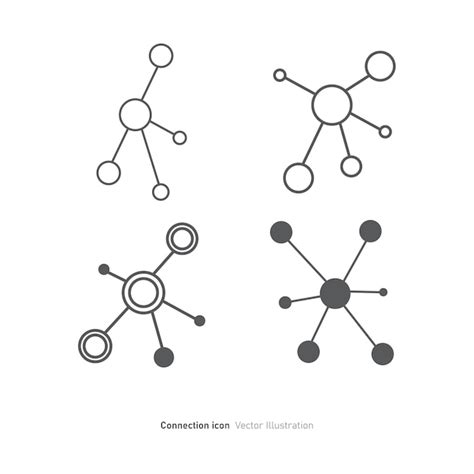 Premium Vector Connection Icon Design Network Connection Symbol