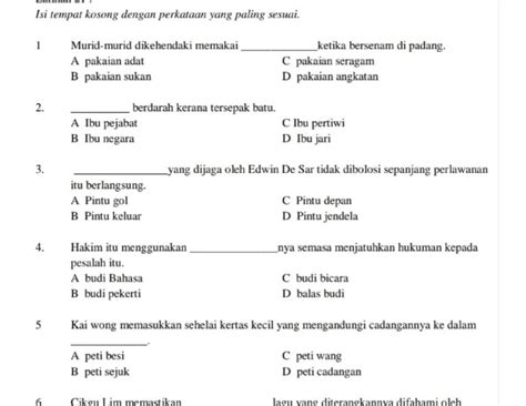 Latihan Bahasa Melayu Tingkatan 1 Pdf