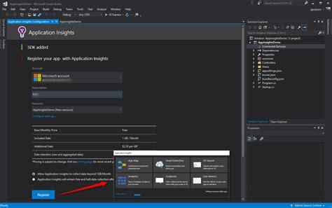 Add Application Insights In A Net Core App Using Vs 2017 And Connected Services Paris Polyzos