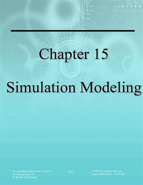 Simulation Modeling Monte Carlo And Queuing Analysis