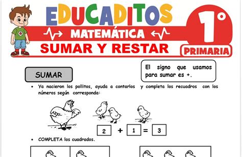 Restas Prestando Para Primero De Primaria Educaditos Com