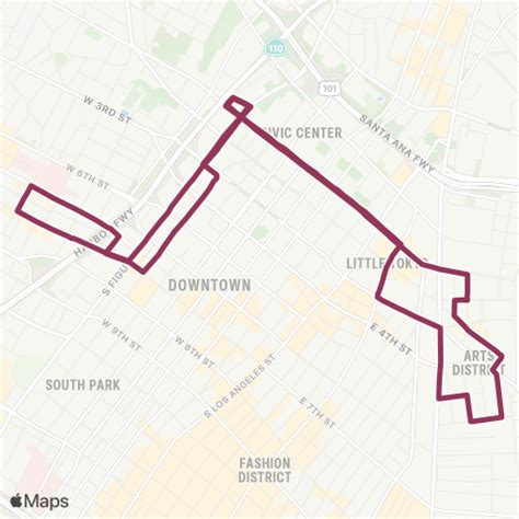 Ladot Dash A Bus Los Angeles