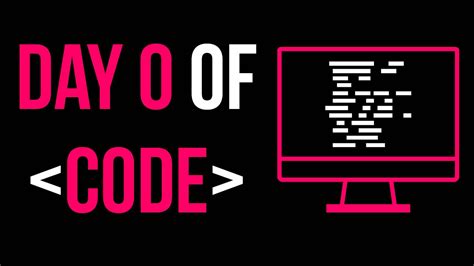 Day 0 Of Code Print Hello World Youtube