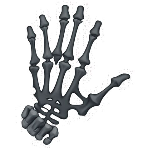 Hand Skeleton Emoji Ai Emoji Generator
