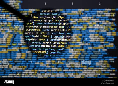 Real Css Code Developing Screen Programing Workflow Abstract Algorithm