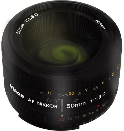 Nikon Af Fx Nikkor 50mm F18d Lens With Auto Focus For