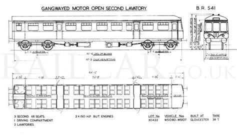 Class 119 Dmu Diagrams And Design Codes