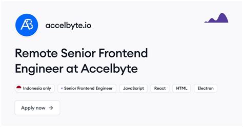 😁 Accelbyte Is Hiring A Remote Senior Frontend Engineer Rhimalayasapp