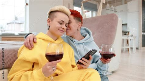 Intimacy At Home Is Beautifully Captured As A Lesbian Couple Enjoys A