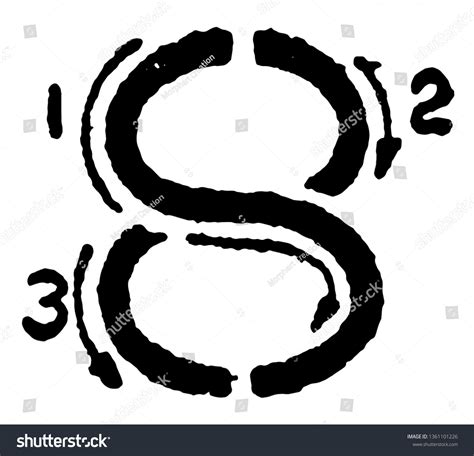 This Picture Alternate Stroke Order Writing Stock Vector Royalty Free 1361101226 Shutterstock