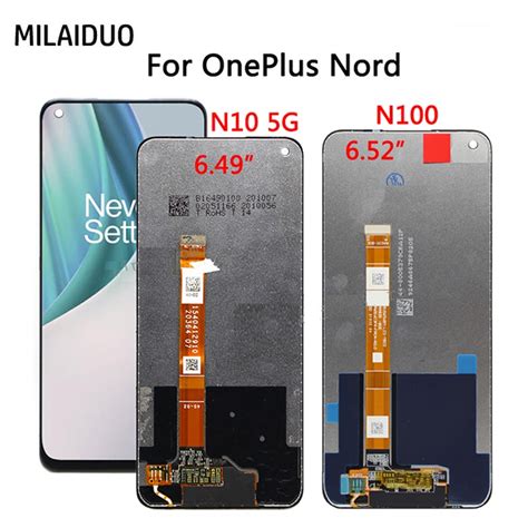 Original LCD For Oneplus Nord N10 5G NORD N100 LCD Display Touch Screen Digitizer Assembly