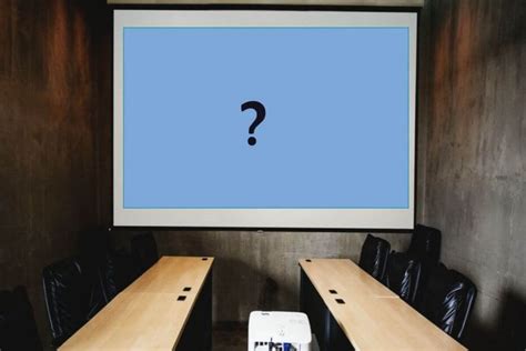 Why The Projector Screen Won T Display Anything After Restart