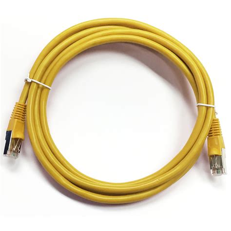 200 Ft Cat6 500mhz Stp Shielded Network Cable Yellow Cable Sales