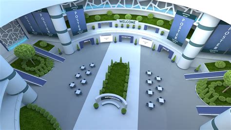 Sci Fi Futuristic Virtual Lobby Model Turbosquid 2335881