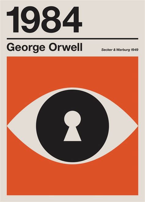 1984 Book Poster