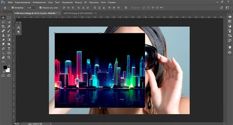 Как в фотошопе сделать отражение на верхности воде в очках