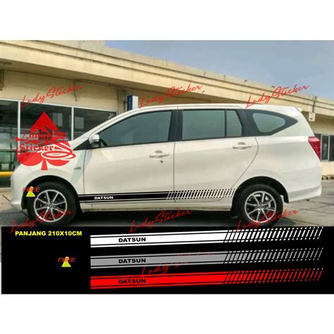 Sticker Stiker Mobil Datsun Go Plus Sticker List Mobil Datsun Go Plus