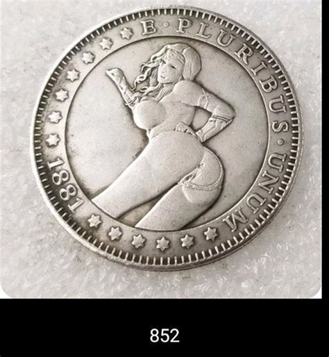 Erotic Sexy Woman Hobo Coin Morgan Collection Pic Your Etsy