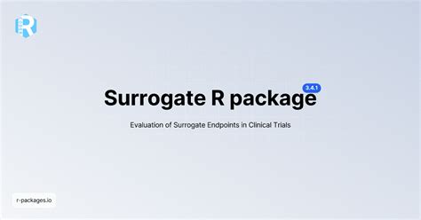 Surrogate R Package Documentation R Packages