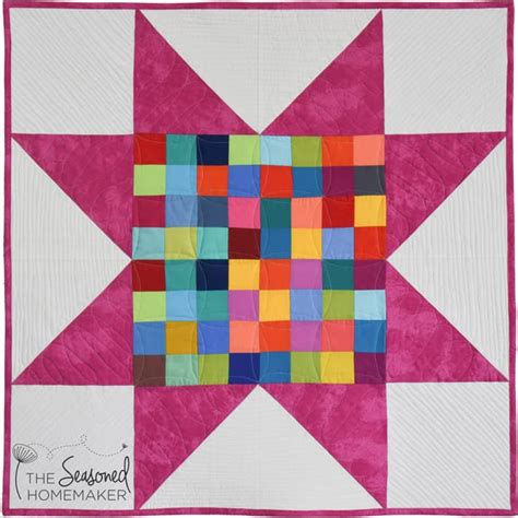Four Patch Beginner Quilt Block The Seasoned Homemaker®
