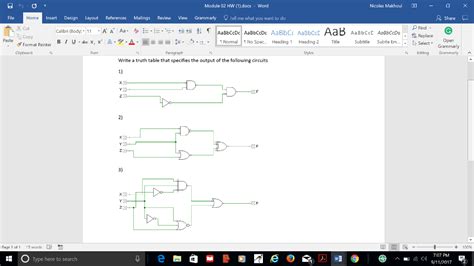 Solved Write A Truth Table That Specifies The Output Of The