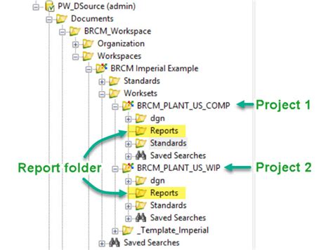Openplant Autoplant Using Brcm Report Variable In Projectwise Managed Workspace Communities
