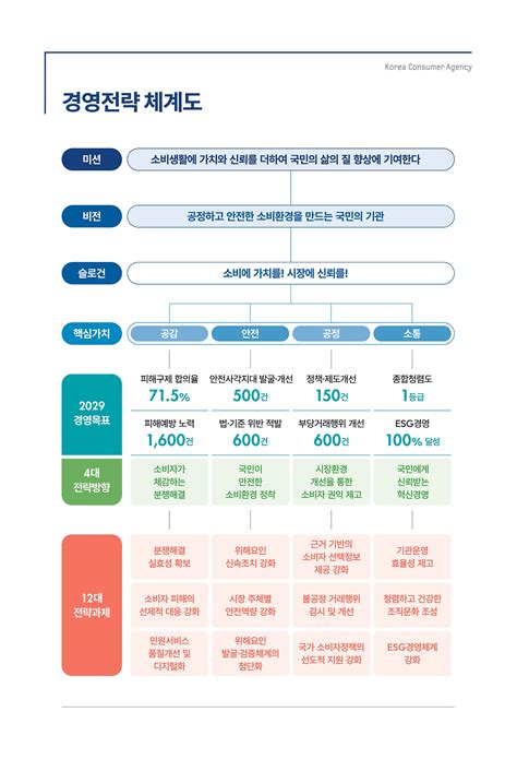 한국소비자원의 새로운 중장기 경영목표와 전략 소비자를 위한 혁신적 도약