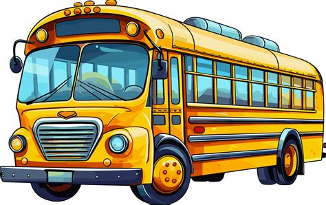 School Bus Illustrations Artistic Fun Ai Generated 27290988 Png