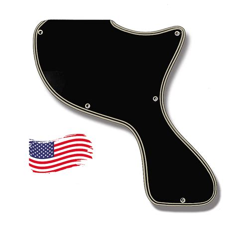 5 Ply Blackcream Wide Bevel Pickguard For Epiphone Reverb Australia
