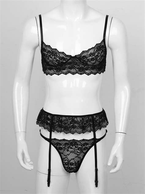 Floral Lace Sissy Lingerie Set Sissy Lux