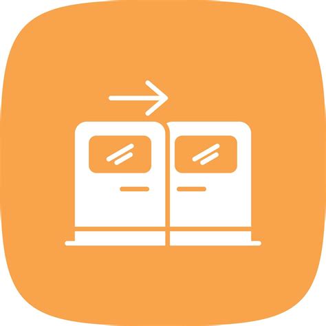 Exit Door Glyph Round Corner 10004578 Vector Art At Vecteezy