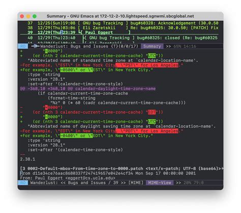 Wanderlust 里显示 Diff 高亮 Emacs General Emacs China