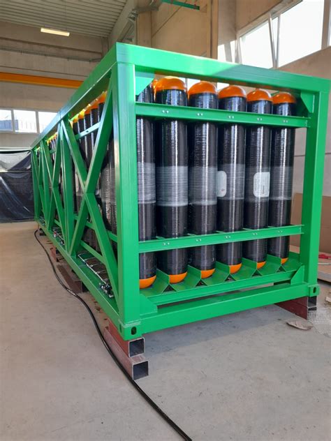 Multiple Element Gas Container MEGC With Semi Trailer Macel Plin