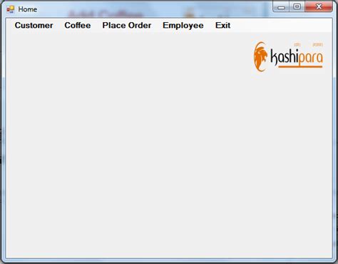 Coffee Shop Management System Project In Vb With Source Code And Report [ Download ] Kashipara